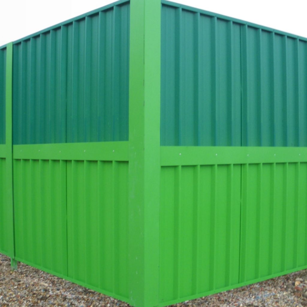 2.4m StormBeater™ Steel Hoarding | Fast Fence